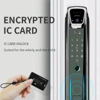 China Smart Tuya Wifi 3D Face Recognition Fingerprint Digital Smart Door Lock for Steel Door for sale