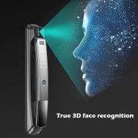 China Enhanced Security 3D Face Recognition Smart Door Lock with Camera and Wifi Connectivity for sale
