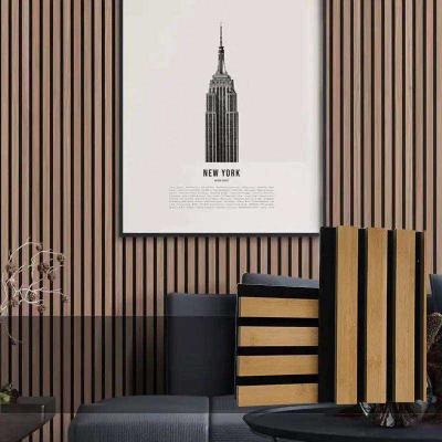 China Natural Wood Noise Canceling Sound Board Acoustic Panels Quick Installation for Style for sale