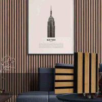 China Fireproof and Waterproof Wood Veneer Sound Proof Boards for Acoustic Wall Decoration for sale