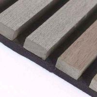 China Custom Wood Slat Acoustic Panels 100% Polyester Fiber for Wall and Ceiling Insulation for sale
