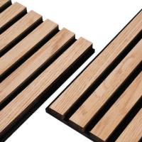 China Polyester Fibre Slat Acoustic Panels in Modern Design for Customized Color Soundproofing for sale