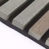 China Fireproof and Waterproof Polyester Fibre Slat Acoustic Panels for Noise Reduction for sale