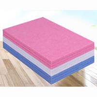 China Customized Fineness 25mm Polyester Fabric Sound-absorbing Board for Acoustic Wall Panel for sale