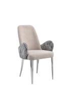 China FT235-1 Fixed Eames Dining Chair Ergonomic Stylish Seating Designed for Dining Room Furniture Providing Comfort and Elegance for sale