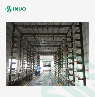 China Automotive Water Ingress Rain Spray Test Chamber 5.5x18x5m for Electric Vehicles | 150kPa Water Pressure | 1260+ Nozzles for sale