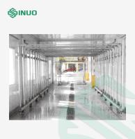 China Automotive Water Ingress Rain Spray Test Chamber 5.5x18x5m for Electric Vehicles | 150kPa Water Pressure | 1260+ Nozzles for sale