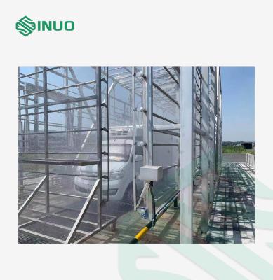 China Automatic Electric Vehicle Rain Testing System for Trucks 3500-13700mm Length Range with 7-12mm/min Rain Intensity for sale