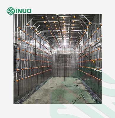 China EV Outdoor Waterproof Testing Vehicle Chamber 6x2.4x3.3m with 12mm/min Rain Intensity for Automotive Sealing Tests for sale