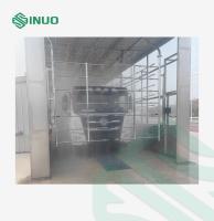 China Commercial Vehicle Rain Test Chamber Water Spray Booth with 80mm Pipe Diameter and 5-12mm/min Rain Intensity for sale