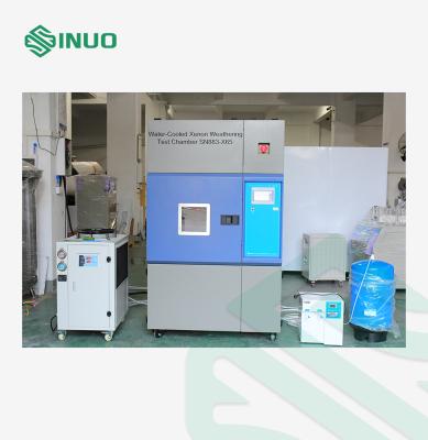 China Water Cooled Xenon Arc Weathering Chamber 6500cm2 Exposure ISO 4892 6.5kW Lamp for sale