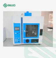 China Horizontal Vertical Flame Test Chamber IEC60695 UL94 PLC Touch Screen 50W 500W Dual Power for sale