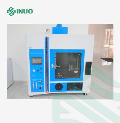 China Horizontal Vertical Flame Test Chamber IEC60695 UL94 PLC Touch Screen 50W 500W Dual Power for sale