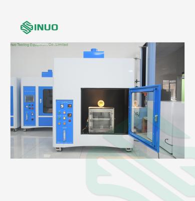 China FMVSS 302 Horizontal Flammability Test Chamber For Testing Automotive Interior Polymer Materials for sale