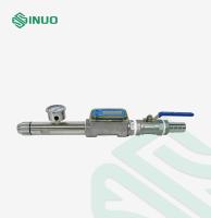 China IEC 60529 IPX5 IPX6 Handheld Hose Nozzle Water Ingress Testing Equipment with 12.5L/min and 100L/min Flow Rates for sale
