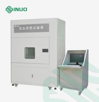 China UL2580 IEC 62133 EV Battery Testing Equipment 100kN Crush Tester with Explosion-Proof System for sale