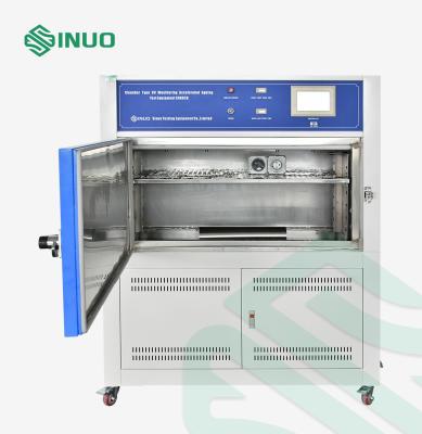China Fluorescent UV Aging Test Chamber 1100x620x500mm with 8x40W Lamps for ISO 4892 Compliance for sale