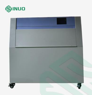 China UV Light Accelerated Aging Test Chamber with 8 UV-A 340 Lamps, 5175cm² Exposure Area, and 40-85℃ Temperature Range for sale