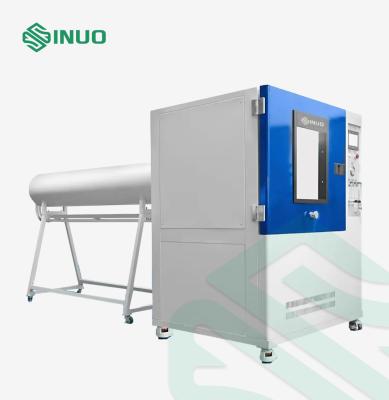 China IPX5 IPX6 Horizontal Water Ingress Testing Equipment with 800×800×800mm Chamber and 100L/min Flow Rate for sale
