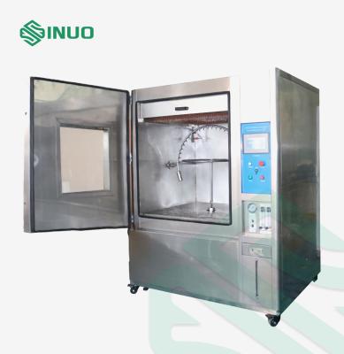China IPX4 IEC 60529 Oscillating Tube Rain Test Chamber 900×900×900mm with PLC Control for sale