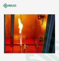 China IEC 60332 Single Insulated Cable Vertical Flammability Chamber 300×450×1200mm with 1kW Pre-Mixed Flame Testing for sale