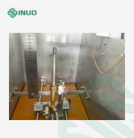 China IEC 60332 Single Insulated Cable Vertical Flammability Chamber 300×450×1200mm with 1kW Pre-Mixed Flame Testing for sale