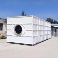 China Cube GRP FRP Plastic Panel Water Treatment Tank Grp Sectional Water Storage Tanks for sale