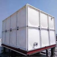China Cube GRP FRP Plastic Panel Water Treatment Tank Grp Sectional Water Storage Tanks for sale