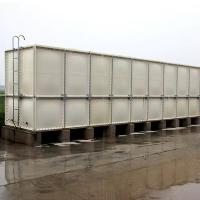 China Cube GRP FRP Plastic Panel Water Treatment Tank Grp Sectional Water Storage Tanks for sale