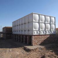 China Cube GRP FRP Plastic Panel Water Treatment Tank Grp Sectional Water Storage Tanks for sale
