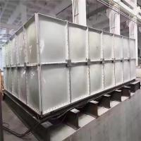 China Cube GRP FRP Plastic Panel Water Treatment Tank Grp Sectional Water Storage Tanks for sale