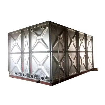 China Hot Dipped Galvanized Pressed Steel Sectional Water Tank 1m x 1m Panel 5mm Thickness for sale