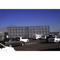 China Hot Dipped Galvanized Pressed Steel Sectional Water Tank 1m x 1m Panel 5mm Thickness for sale