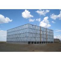 China Hot Dipped Galvanized Pressed Steel Sectional Water Tank 1m x 1m Panel 5mm Thickness for sale