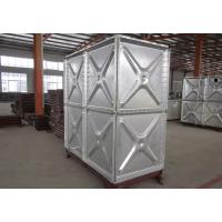 China Hot Dipped Galvanized Pressed Steel Sectional Water Tank 1m x 1m Panel 5mm Thickness for sale