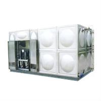 China Stainless Steel Industrial Square Panel Water Tank 1000L Insulated Assembled Drinking Water Storage for sale