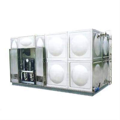 China Stainless Steel Industrial Square Panel Water Tank 1000L Insulated Assembled Drinking Water Storage for sale