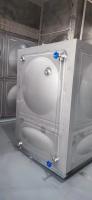 China Customized 10000 Liter Stainless Steel Sectional Water Storage Tank 304 1.0mm for sale