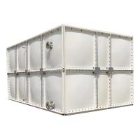 China Assembled FRP Composite Sectional Water Tank SMC Panel 1m x 1m Modular GRP Storage for sale