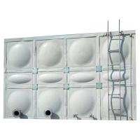 China Assembled FRP Composite Sectional Water Tank SMC Panel 1m x 1m Modular GRP Storage for sale