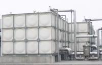 China Sectional FRP GRP SMC Water Tank 10000 Liter Modular Fiberglass Rainwater Storage Tank for sale