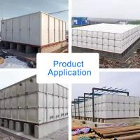 China Sectional FRP GRP SMC Water Tank 10000 Liter Modular Fiberglass Rainwater Storage Tank for sale