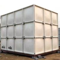 China FRP Sectional Water Storage Tank 1000x1000mm Panel SMC Compression Moulded for sale