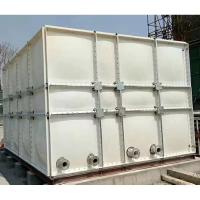 China FRP Sectional Water Storage Tank 1000x1000mm Panel SMC Compression Moulded for sale