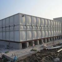 China 100000 Liter GRP FRP SMC Sectional Water Storage Tank Fiberglass Panel Tank 6-22mm for sale