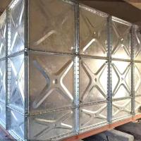 China Hot Dipped Galvanized Pressed Steel Modular Water Tank 1m x 1m Panel 5mm Thickness for sale