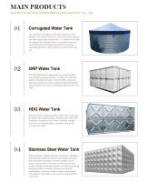 China Hot Dipped Galvanized Sectional Water Tank 1m x 1m Panel Modular Elevated Steel Reservoir for sale