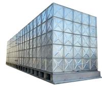 China Modular Sectional Hot Dipped Galvanized Steel Water Storage Tank 1-500 CBM for sale
