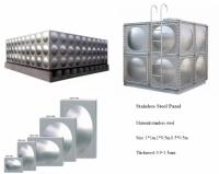 China Customized 10000 Liter Stainless Steel Sectional Water Tank 304 2B for sale