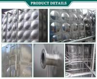 China 304 Stainless Steel Sectional Water Tank 1.0mm Panel Custom Volume for Drinking Water Storage for sale